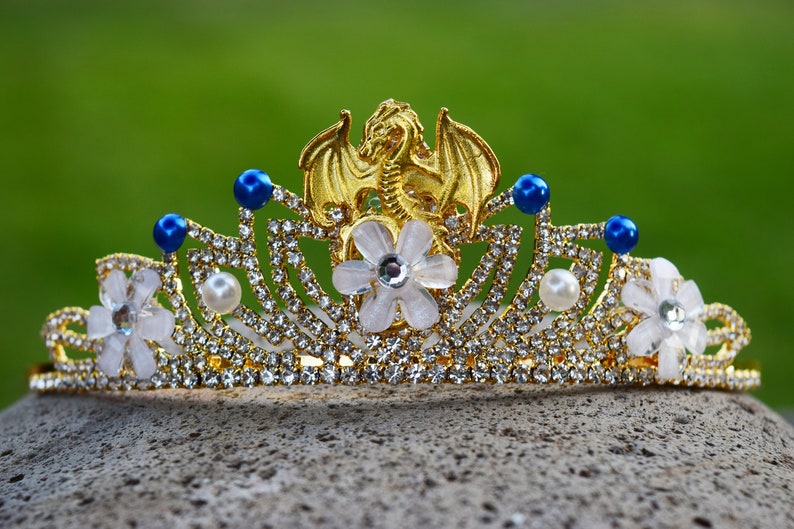 Elegant Mal Gold Dragon Crown Dragon Tiara Mal Engagement | Etsy