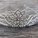 Ice Queen Tiara, Elsa Costume Crown, Silver Frozen Snowflake Glass ...