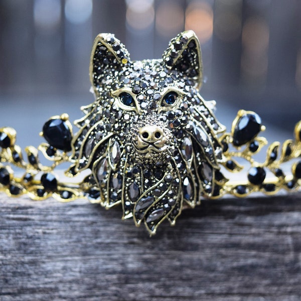 Wolf Crown - Etsy