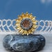 Sunflower Tiara, Flower Girl Crown, Rhinestone Tiara for Outdoor Garden ...