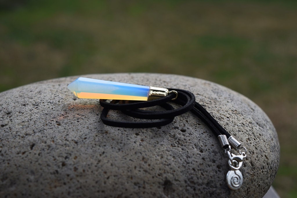 Atlantean Crystal Necklace, Men's Necklace, Atlantis Necklace ...