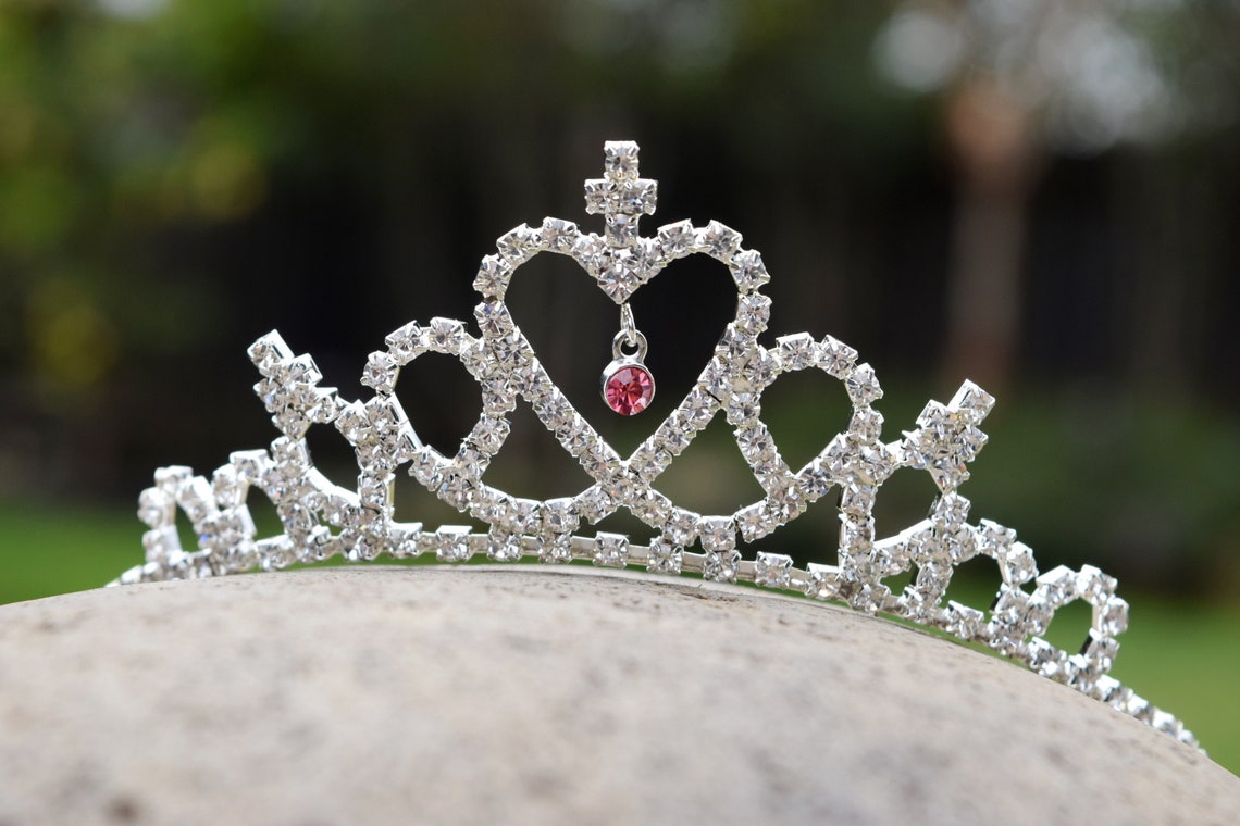Personalized Birthstone Tiara, Easter Headband, First Communion Toddler ...