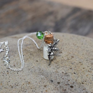 Glow in the Dark Fairy Necklace, Glowing Tinkerbell Necklace, Glowing ...
