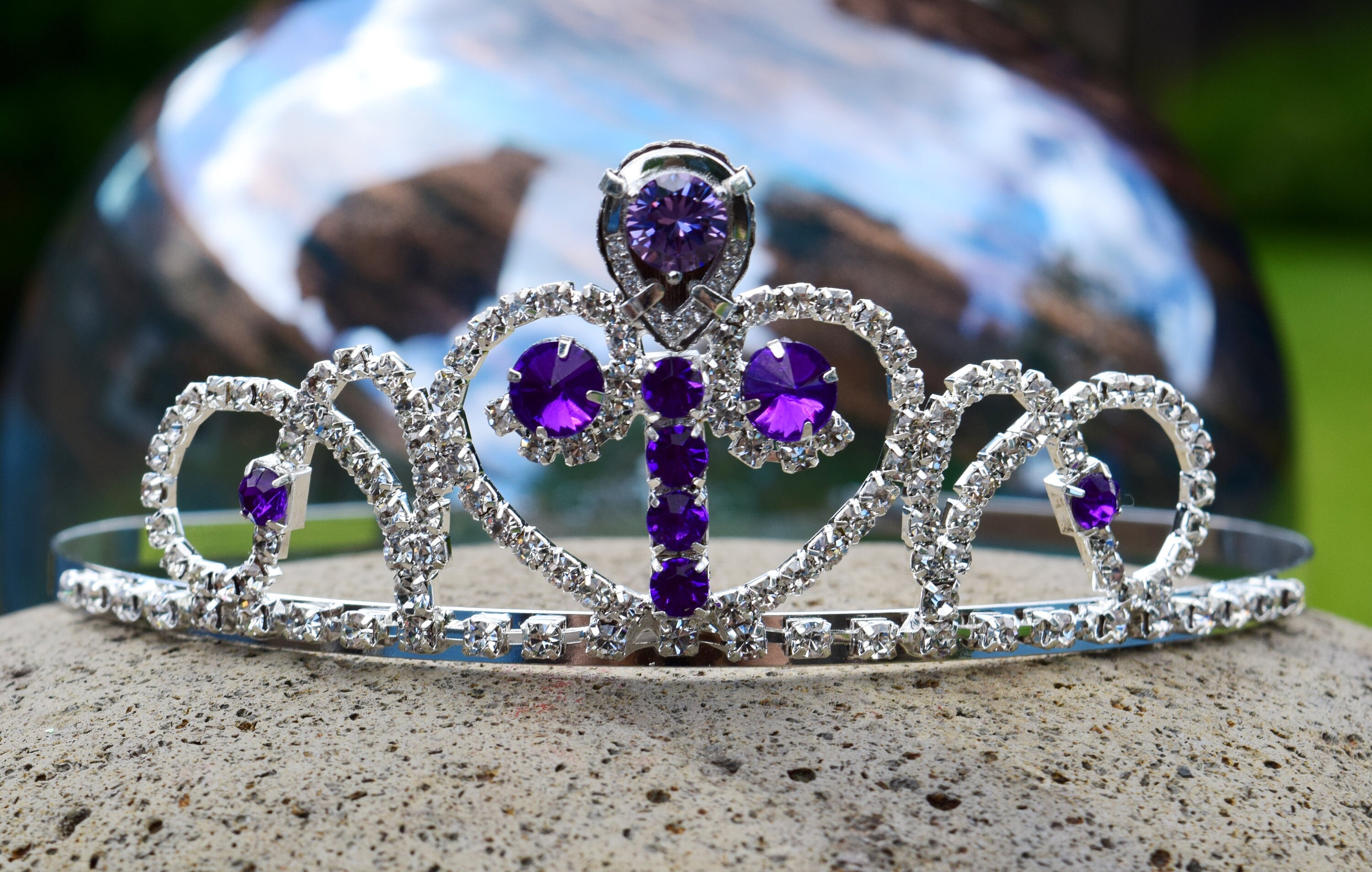 Sofia Tiara, Princess Sofia Costume, Purple Clear Crystal Tiara, The ...