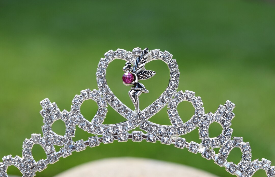 Tinkerbell Tiara, Fairy Crown, Disney Wedding Flower Girl or Bridal ...