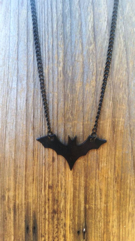 Bat Necklace, Vampire Choker, Black Bat Choker, Gothic Choker ...