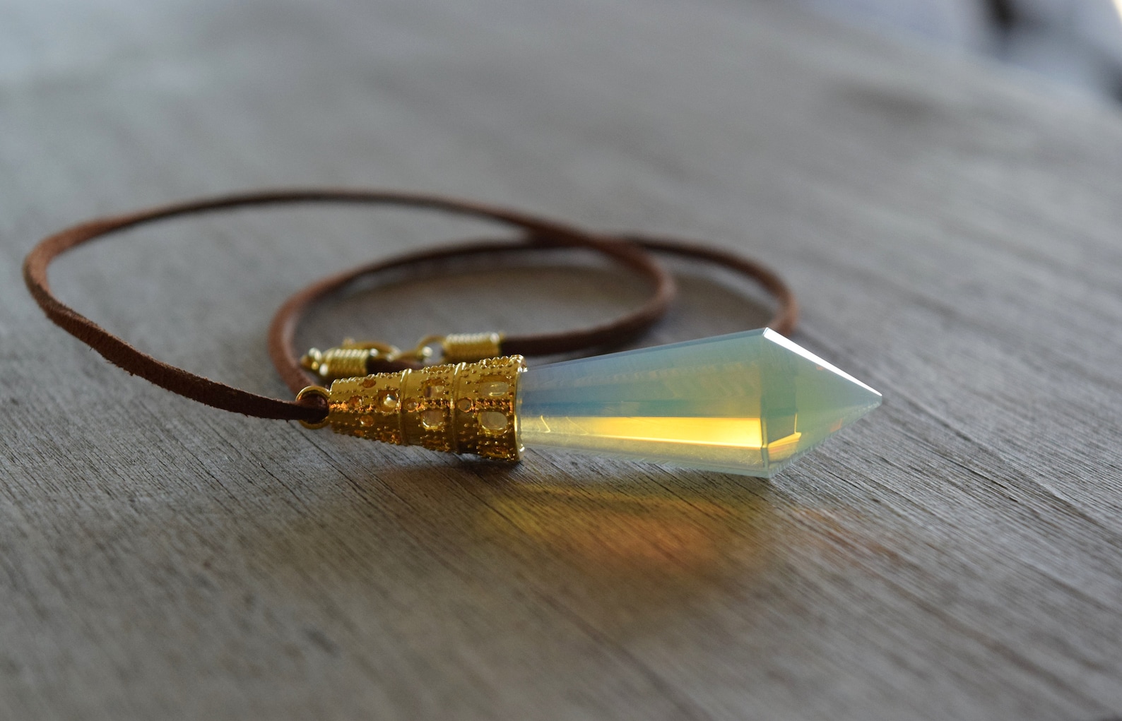 Kida Luxe Atlantean Crystal Necklace, Atlantis Necklace, Moonstone ...