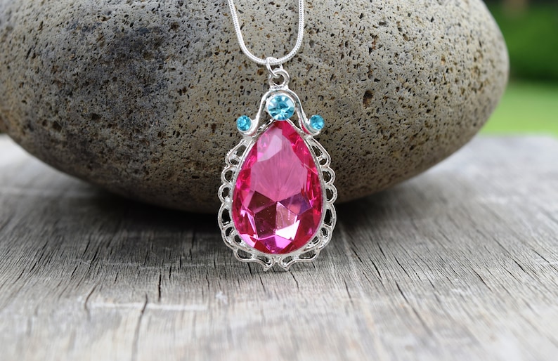 Pink Sofia the First Amulet Necklace Amulet of Avalor - Etsy