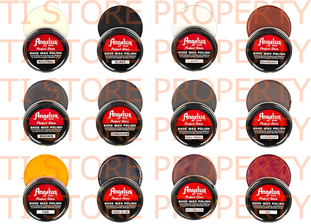Angelus Shoe Wax Polish 3fl Oz ( 14 Colors) - Etsy