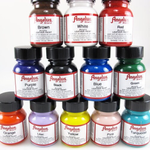 Angelus Acrylic Leather Paint Starter Kits - Etsy