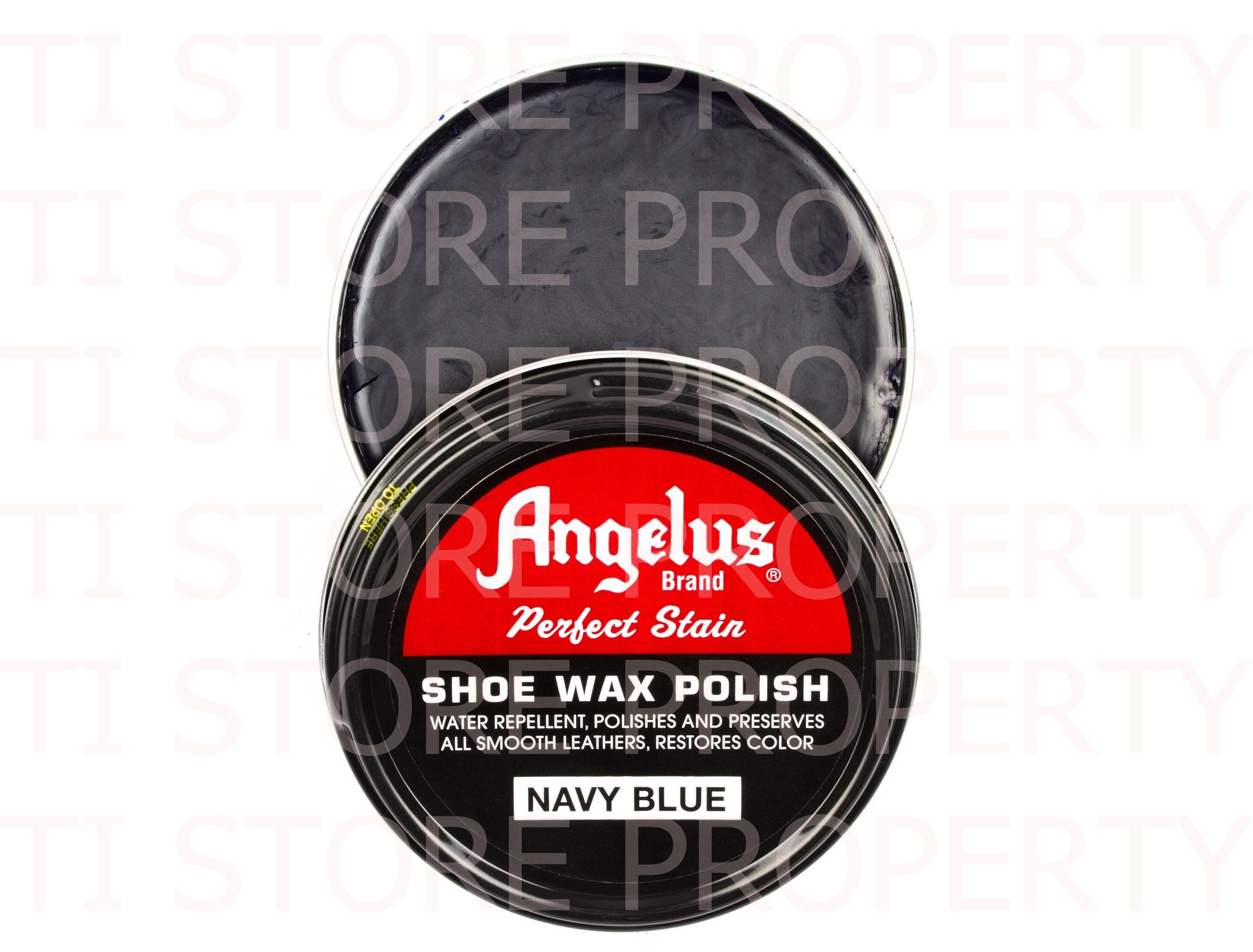 Angelus Shoe Boot Polish Shine Leather PASTE WAX Protector Waterproof 3 ...