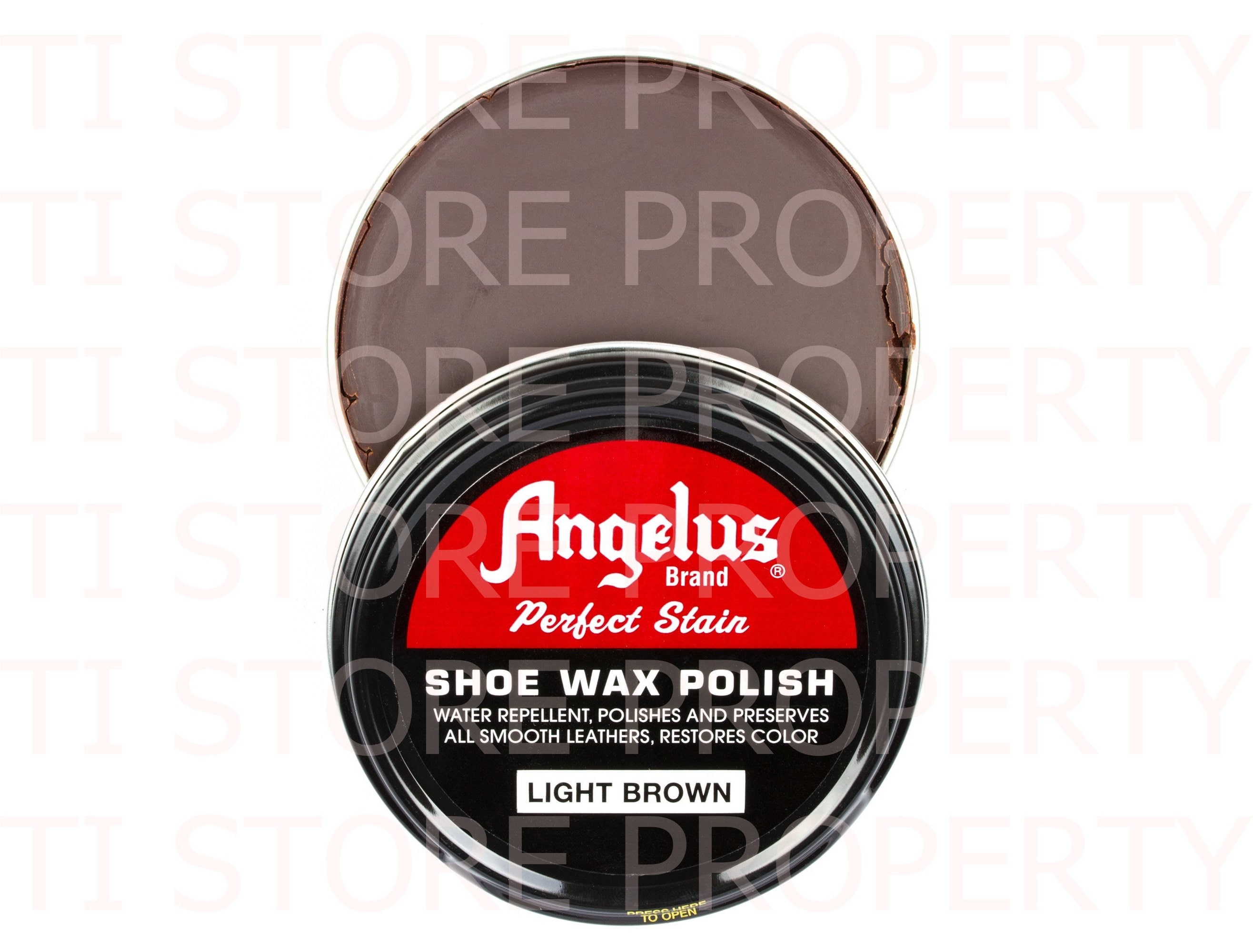 Angelus Shoe Boot Polish Shine Leather PASTE WAX Protector Waterproof 3 ...
