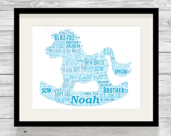 Baby word art | Etsy