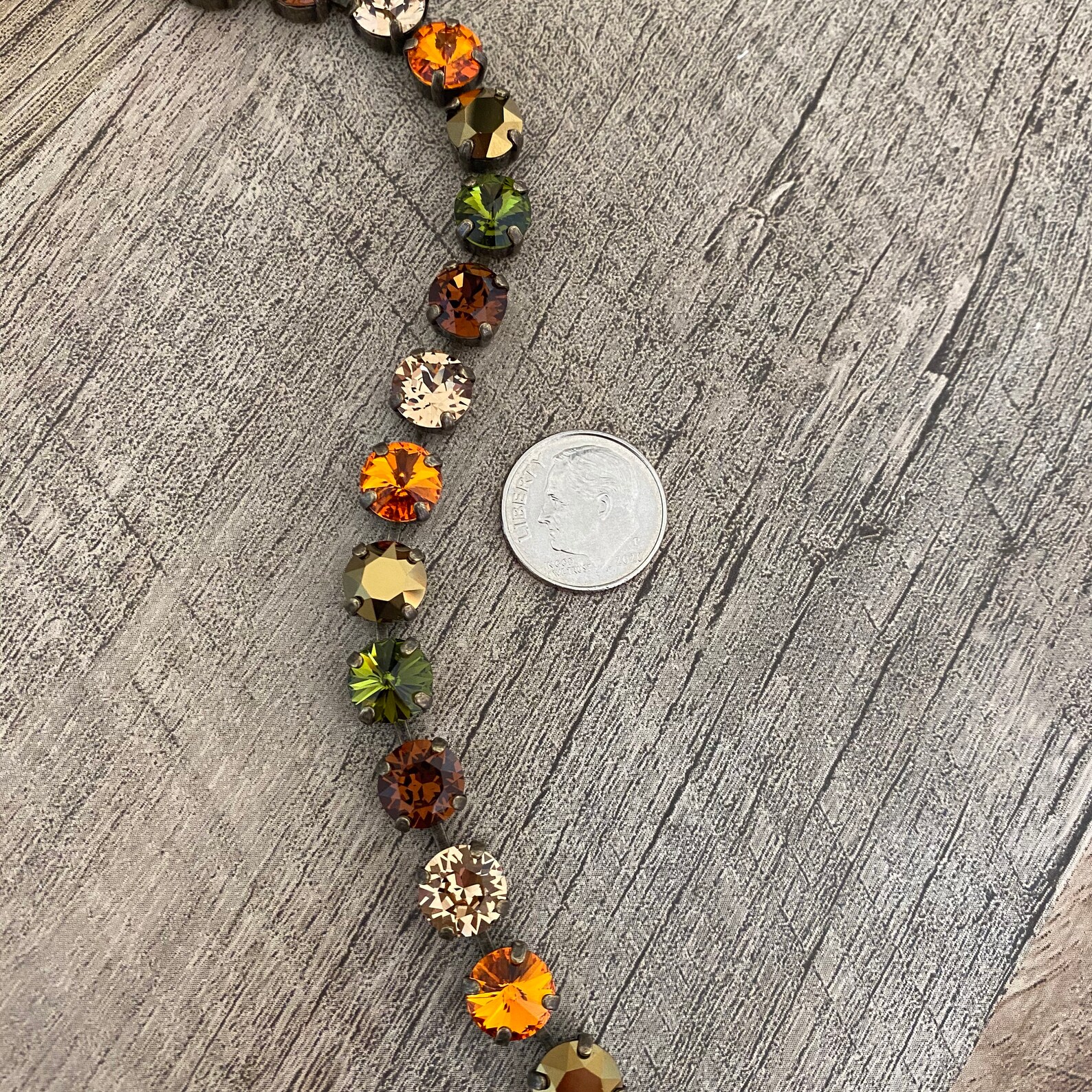 Fall Tones 8mm Bracelet // Fall Bracelet // Antique Brass // - Etsy