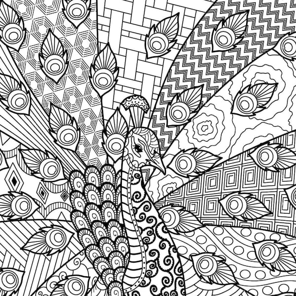 Zen Coloring Page - Etsy