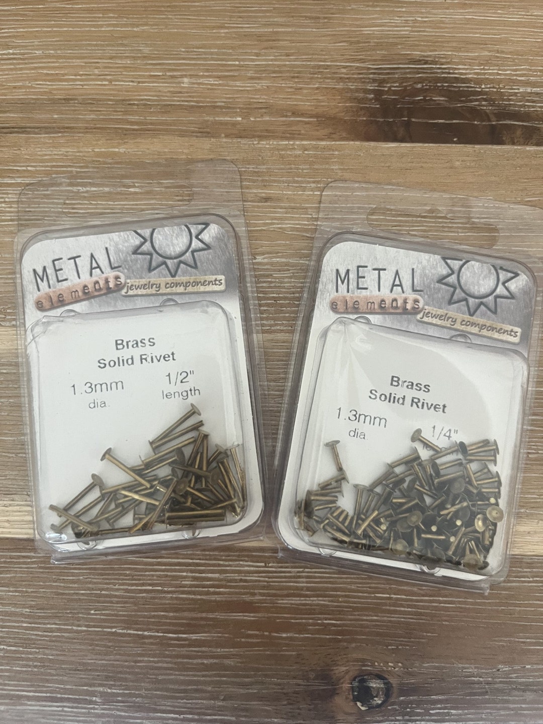 Jewellery Making/metal Work Rivets Solid Nail Head Rivets Available in ...