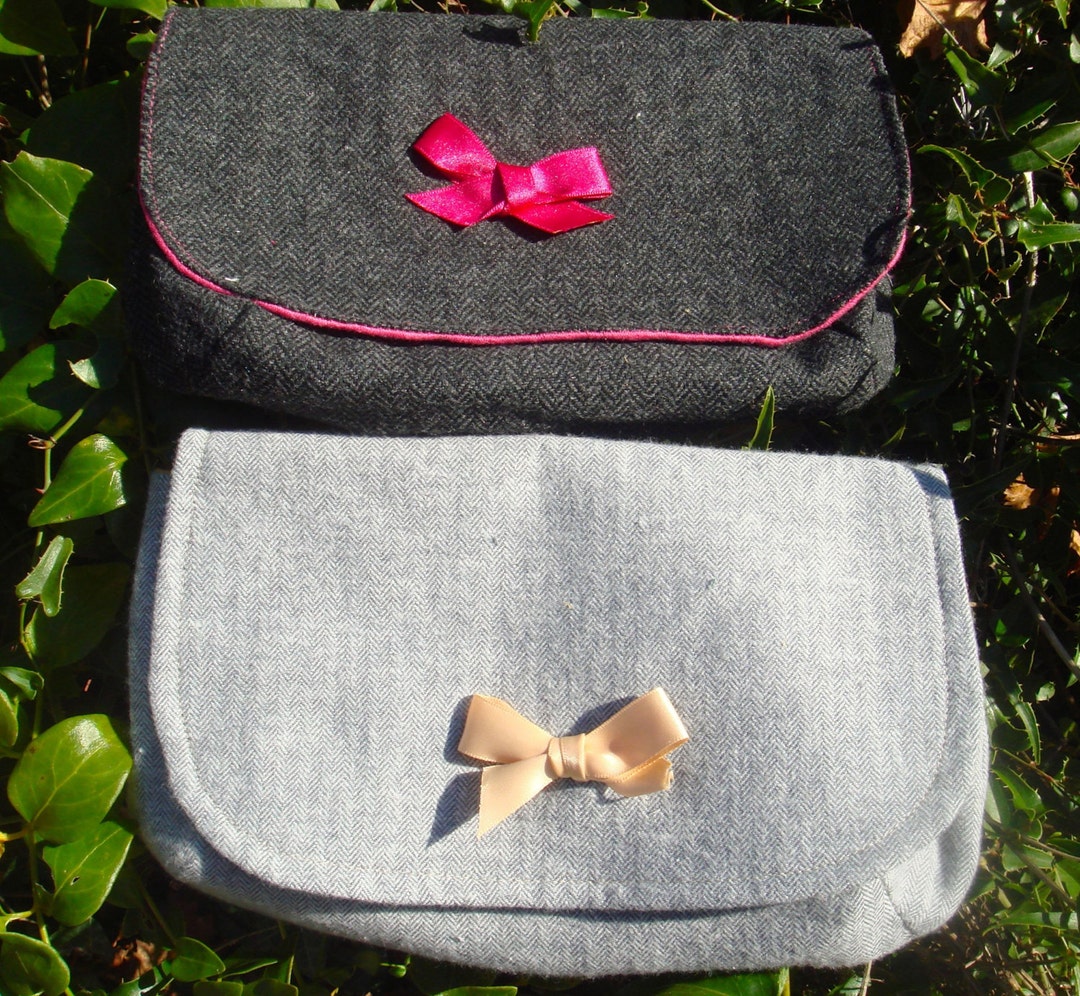 Women's Pouch or Satin Wool Kit - Etsy