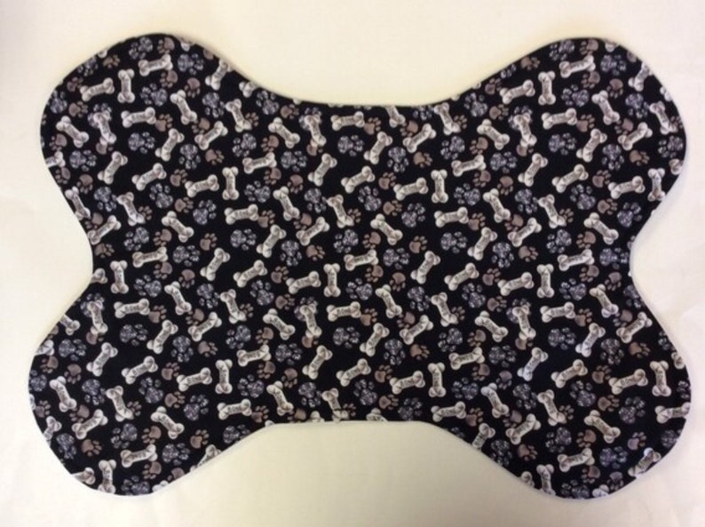 Rebel With Paws/snoopy/dog Bone/pet Mat/placemat - Etsy