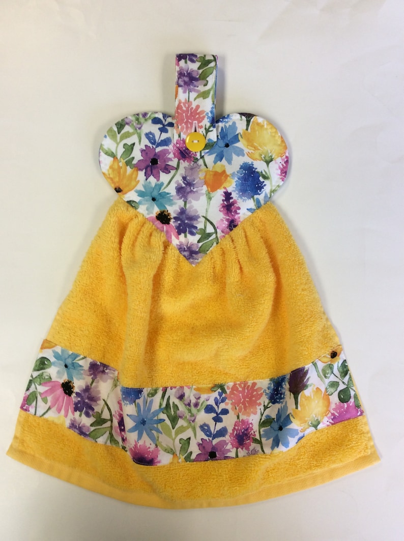 Watercolor Flowers/hand Towel/refrigerator Towel/oven - Etsy