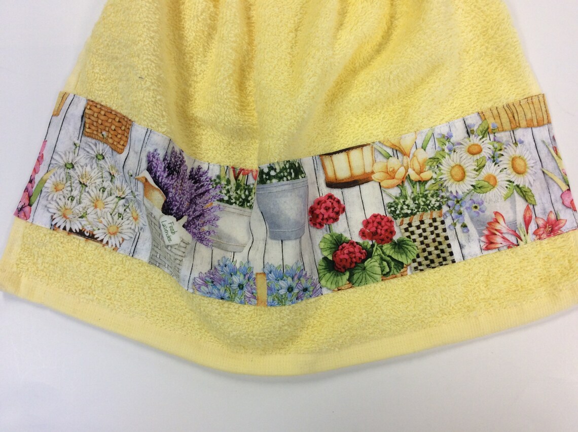 Spring Flowers/ Hand Towel/ Refrigerator Towel/oven Towel/ - Etsy