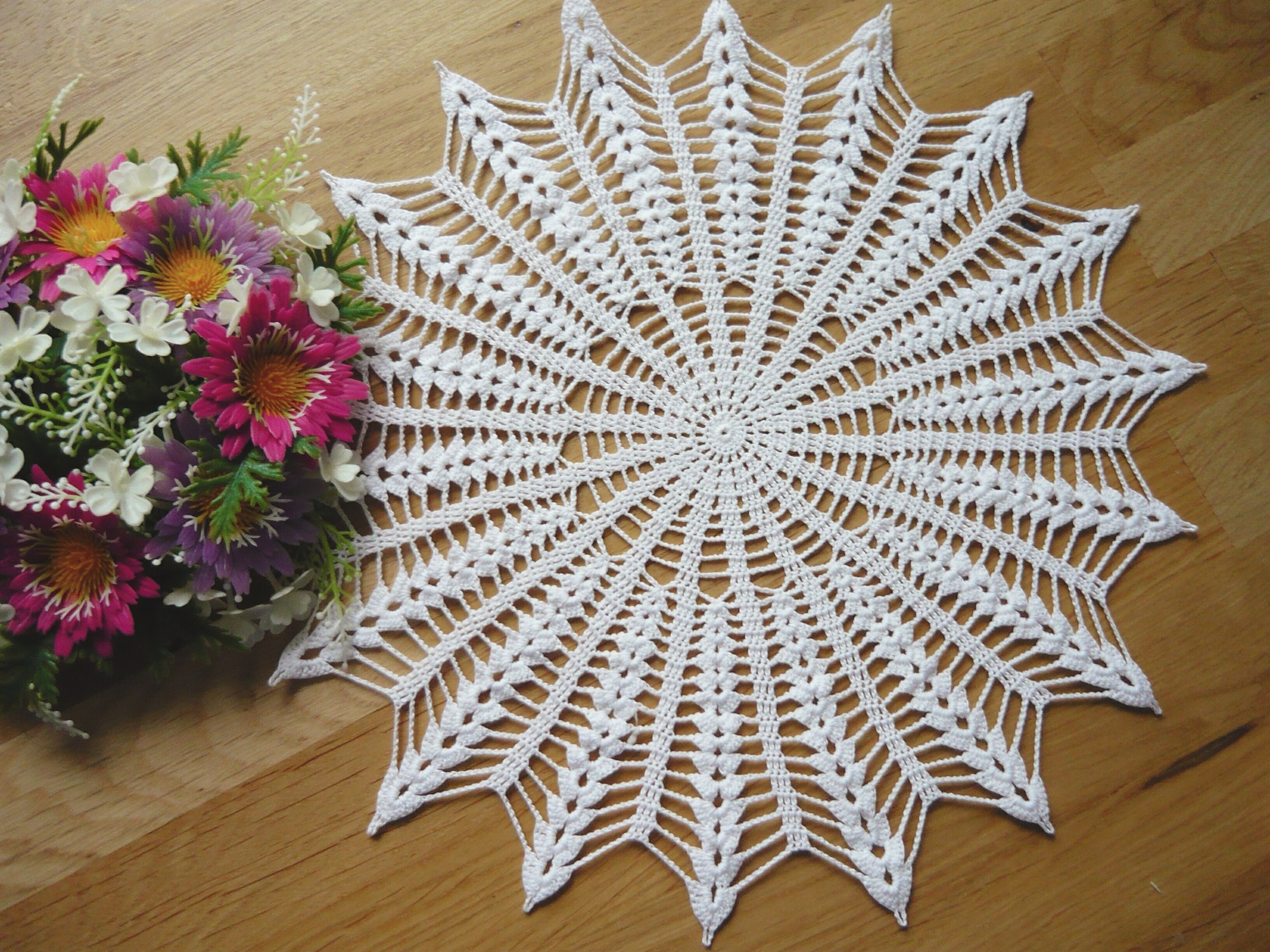 White Crochet Doily Handmade Table Decoration Home Decor - Etsy