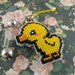 Cross Stitch Phone Charm Gift for Teens Cute Keychain - Etsy