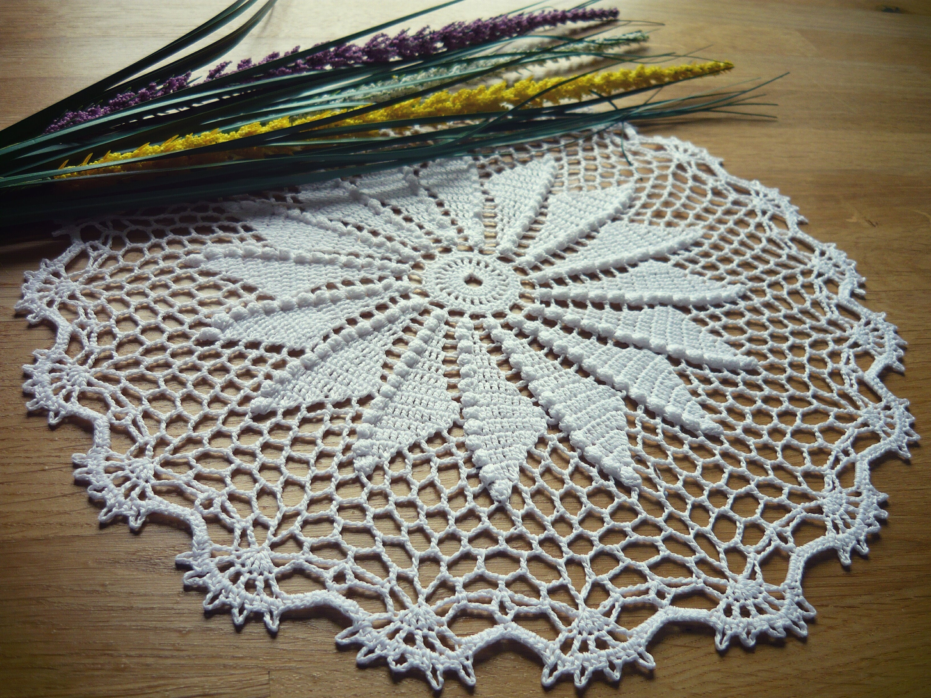White Crochet Doily Handmade Table Decoration Home Decor - Etsy