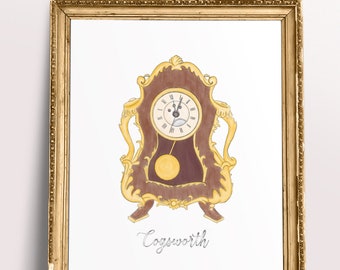 Cogsworth Clock - Etsy