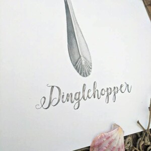 Dinglehopper Watercolor Print INSTANT DOWNLOAD // Little MERMAID Art ...