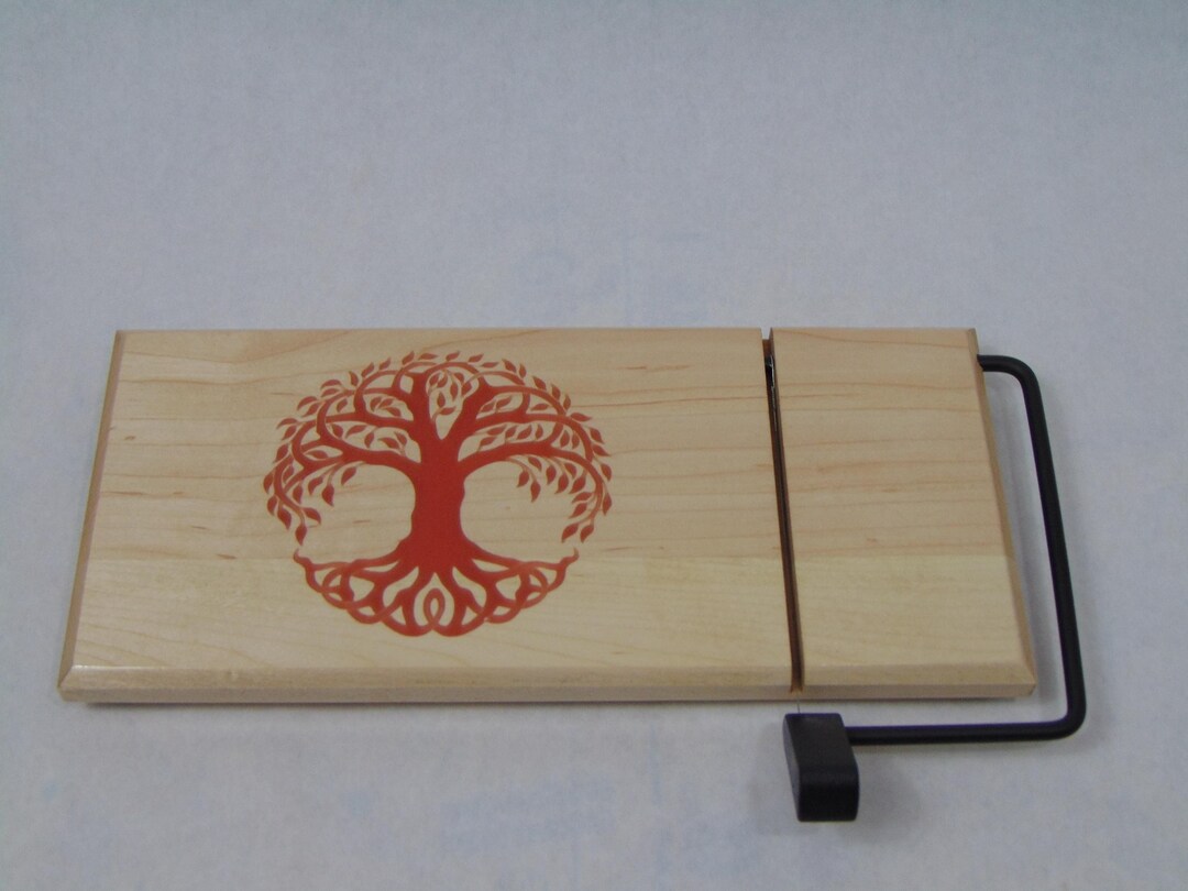 Tree of Life Maple Cheese Slicer/board - Etsy