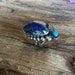 Bluebird Mine Azurite Malachite Ring~ Size 5~ Artisan Handmade Sterling ...