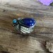 Bluebird Mine Azurite Malachite Ring~ Size 5~ Artisan Handmade Sterling ...