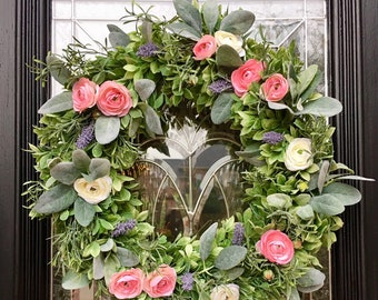 Modern Spring Wreath - Etsy