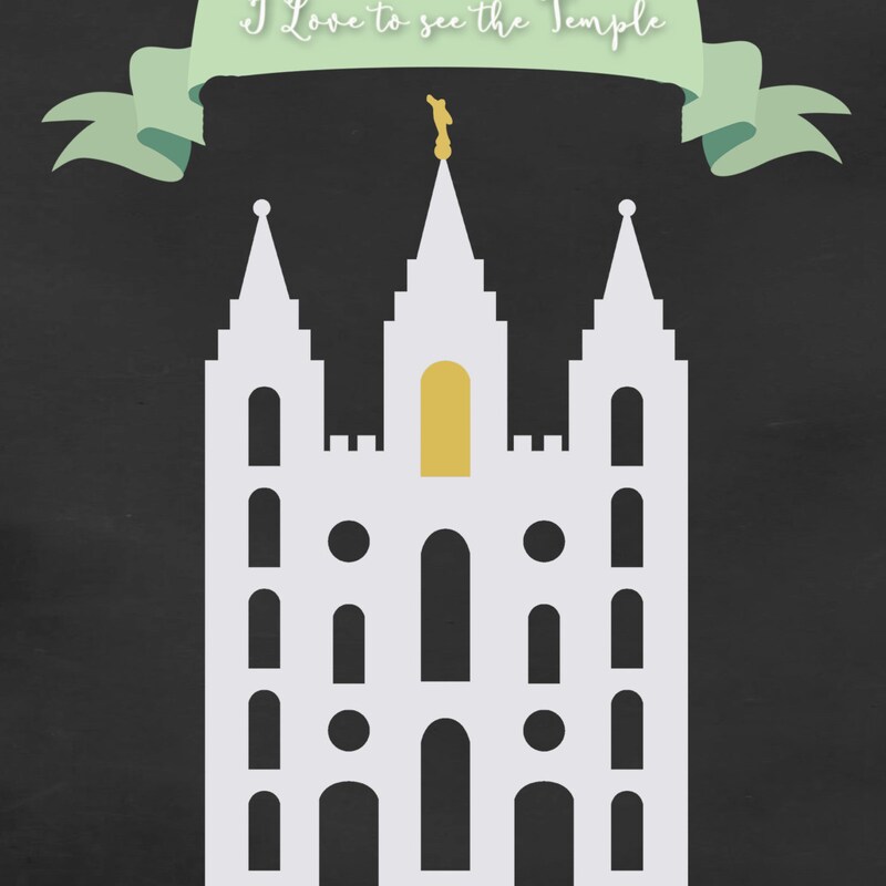 8x10 Lds Temple Printable - Etsy