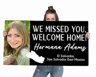 Welcome Home Missionary 6x2' Poster Mission Homecoming Print Mission ...