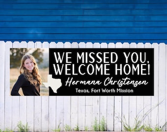 Welcome Home Missionary 6x2' Poster Mission Homecoming Print Mission ...