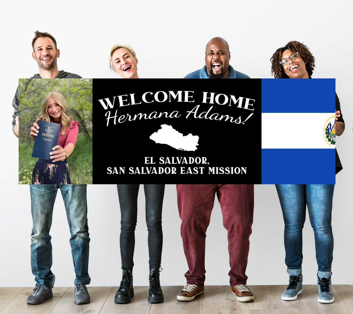 Welcome Home Missionary Banner – Custom Mission Homecoming Sign, 6’x2 ...