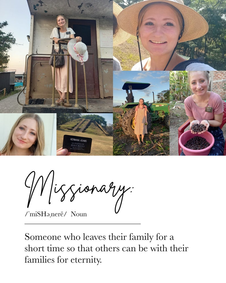 8x10 Custom 6 Mission Photos Missionary Definition Digital Download ...
