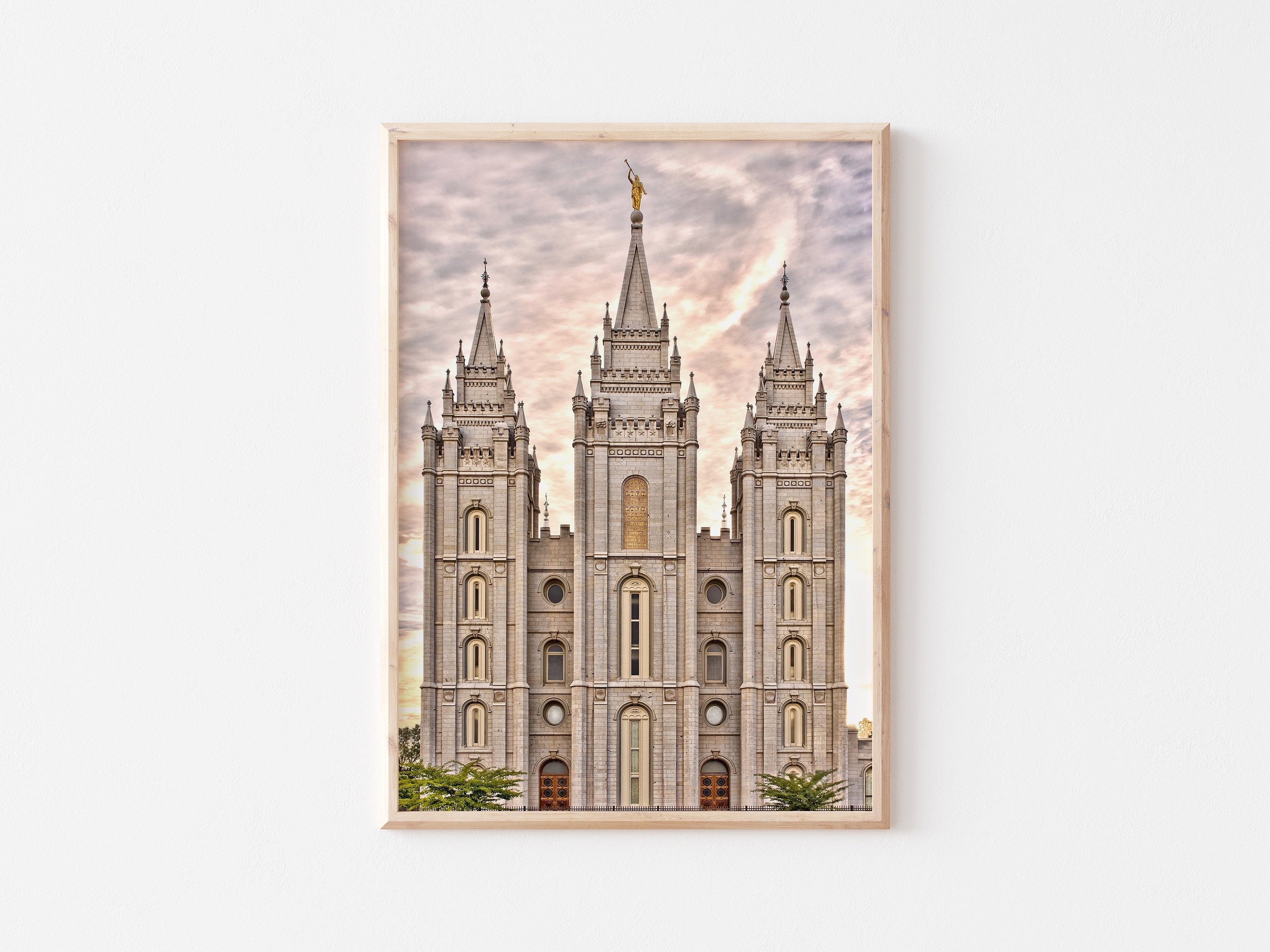 LDS Salt Lake City Temple Photograph Fine Art Print - Home Decor Wall ...