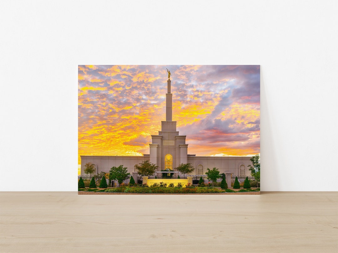 Albuquerque New Mexico Temple Photograph, Temple Wall Art Print - Etsy