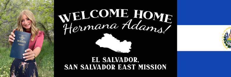 Welcome Home Missionary 6’x2' Poster - Mission Homecoming Print ...