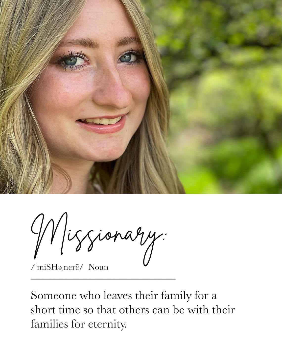 8x10 Custom Mission Photo With Missionary Definition Digital Download ...