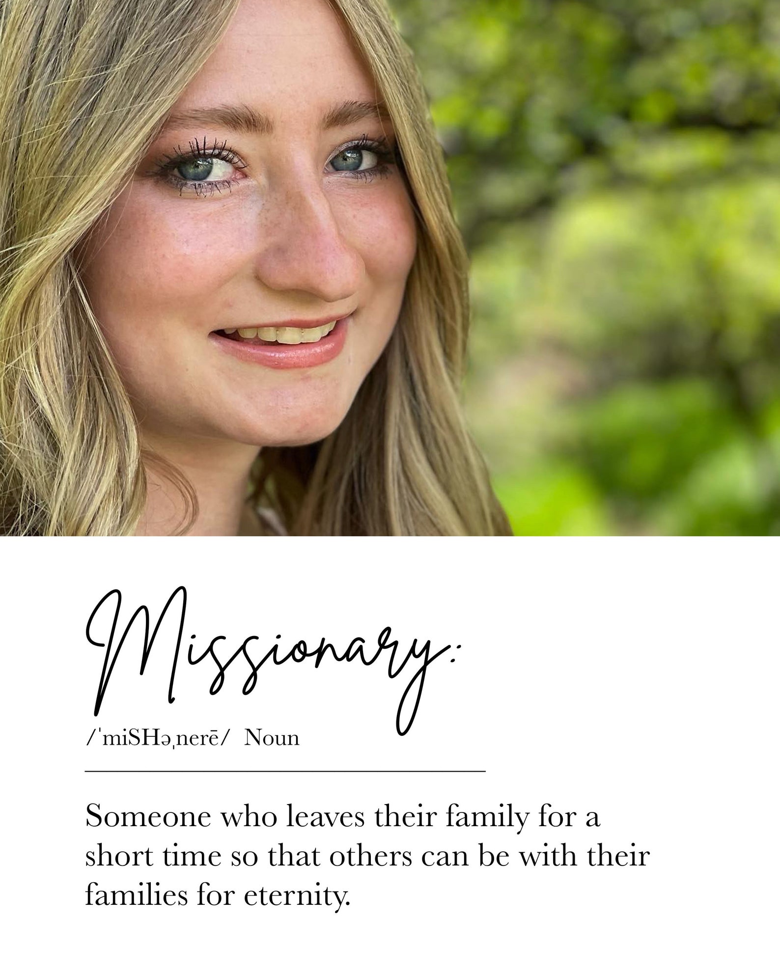 8x10 Custom Mission Photo With Missionary Definition Digital Download ...