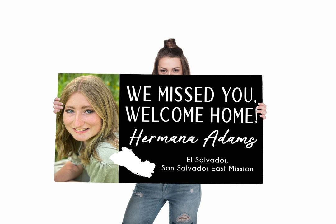 Welcome Home Missionary 4'x2' Poster - Mission Homecoming Print ...