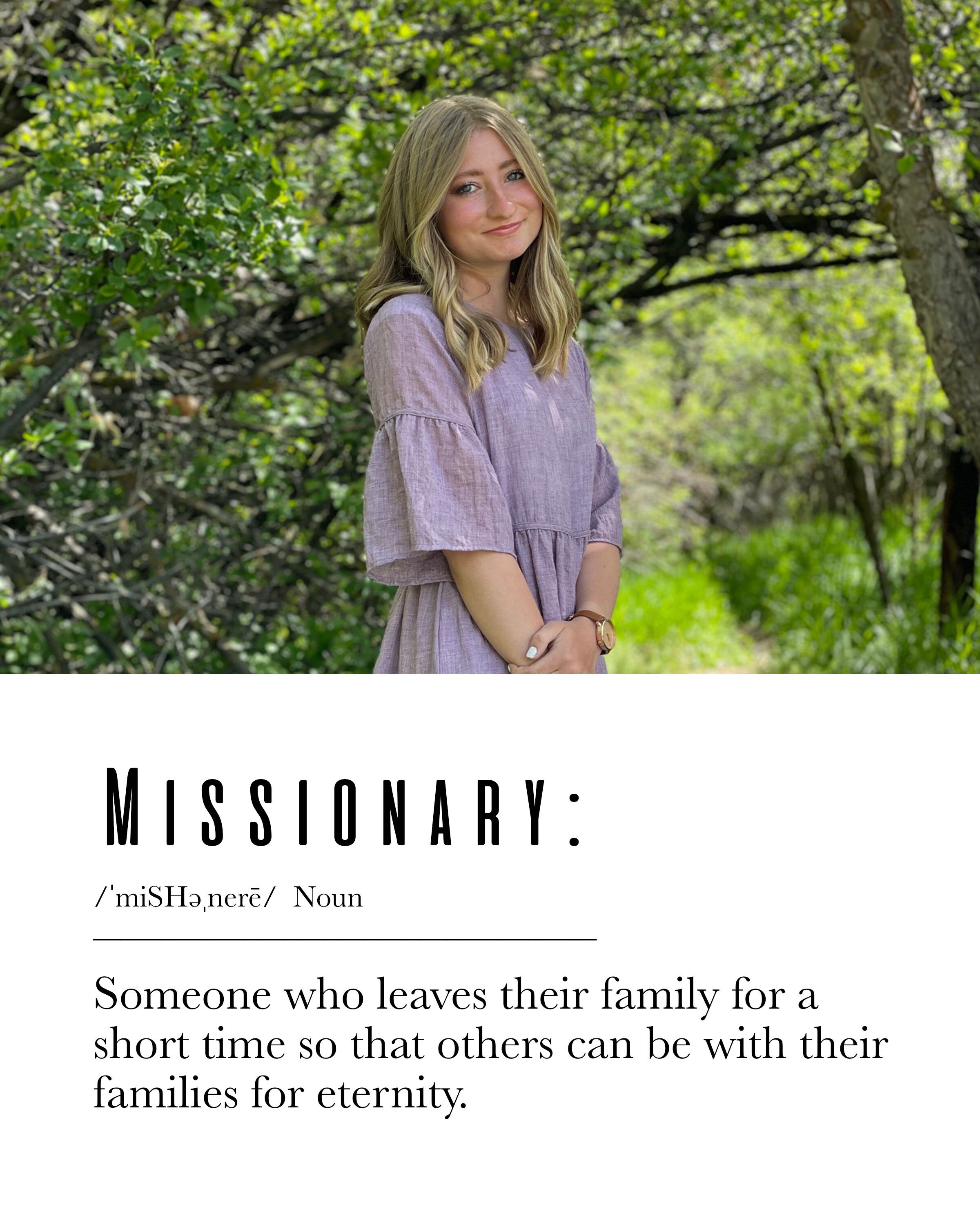 8x10 Custom Mission Photo With Missionary Definition Digital Download ...
