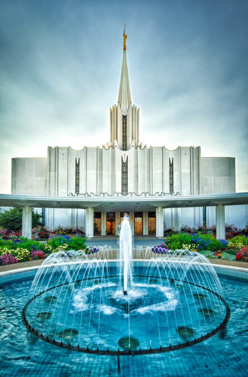 Jordan River Temple Photograph, Fine Art Temple Wall Decor - Etsy