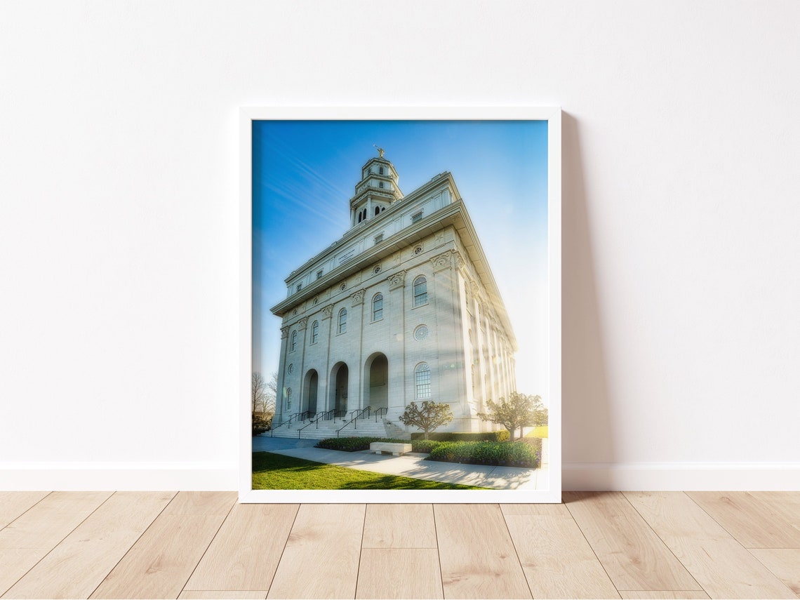 LDS Nauvoo, IL Temple Sunbeams Photograph Fine Art Print - Home Decor ...