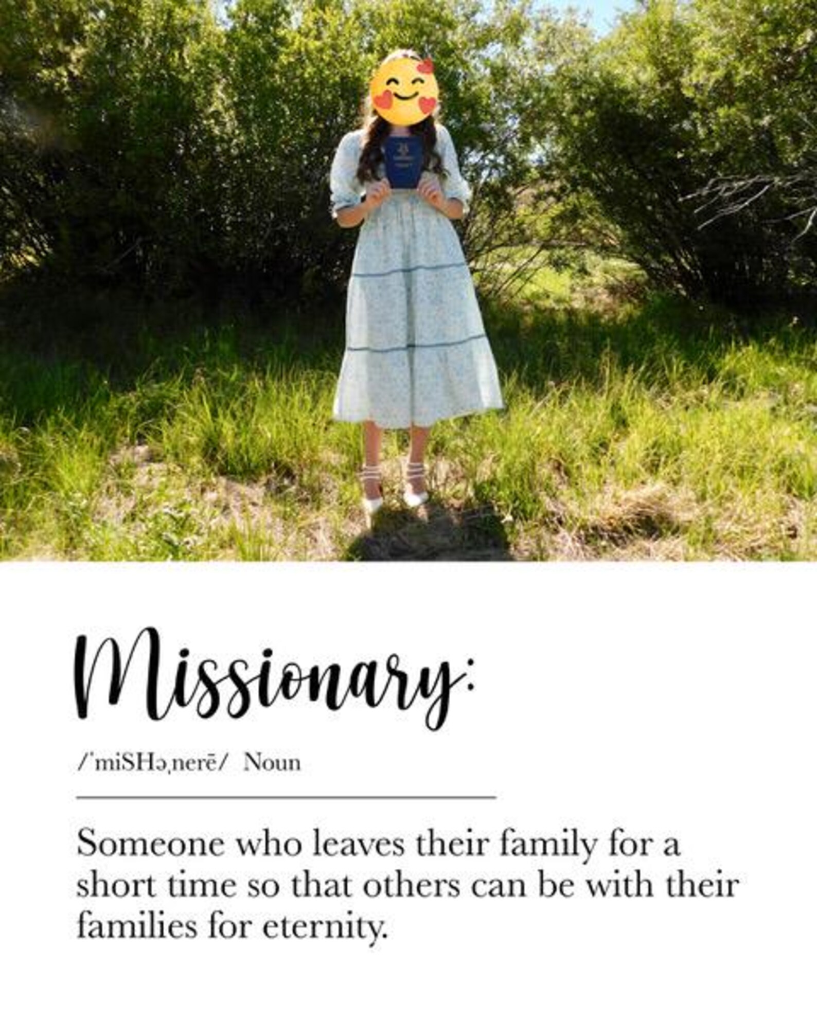 8x10 Custom Mission Photo With Missionary Definition Digital Download ...