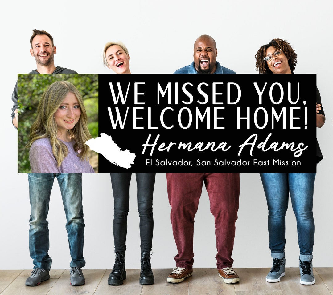 Welcome Home Missionary Banner – Custom Homecoming Sign, 6’x2’ Print - Etsy