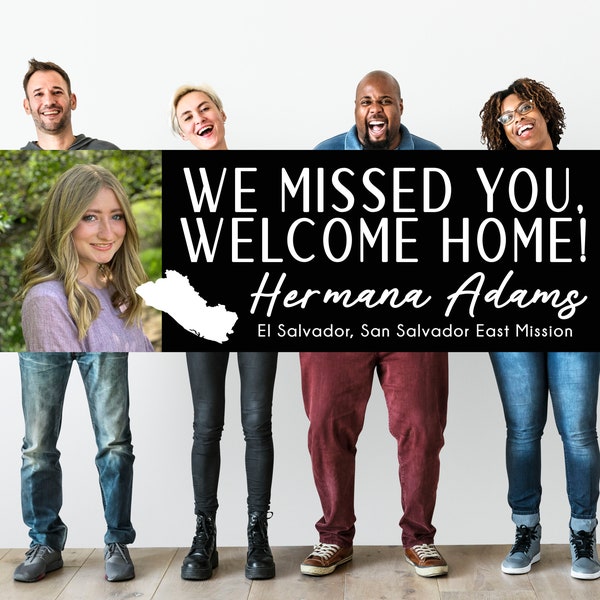 Missionary Welcome Home Banner - Etsy